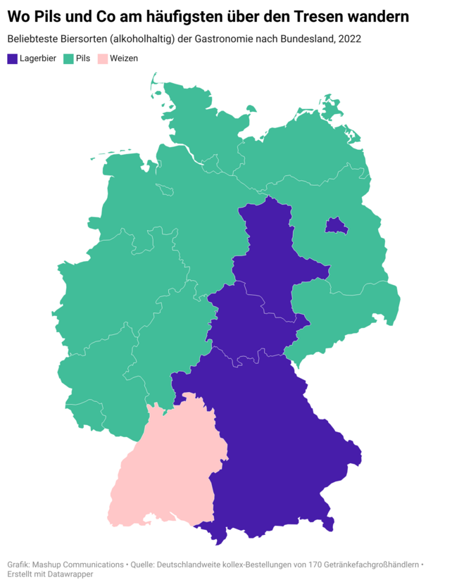 Internationaler Tag des Bieres: Diese Sorten bestellen Deutschlands Regionen am liebsten: Tageskarte