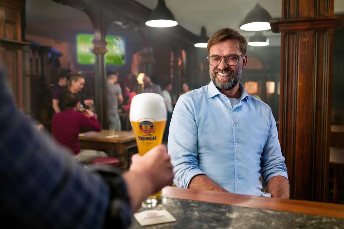 Erdinger startet Kampagne mit Jürgen Klopp: Tageskarte