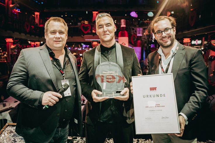 Discotheken-Unternehmerpreis 2022 für Thomas Pieper aus Münster : Tageskarte