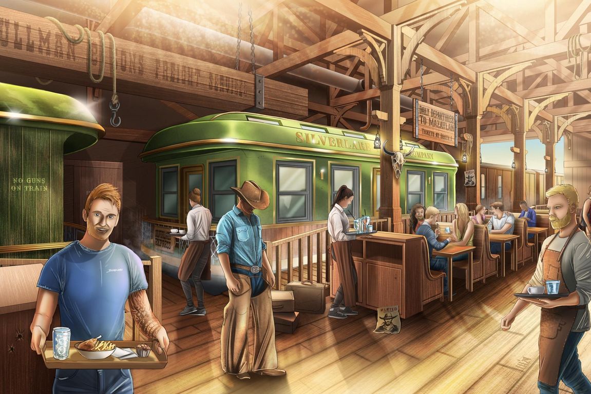 Zu Besuch im Wilden Westen - Europa-Park baut Westernstadt „Silver Lake City“: Tageskarte