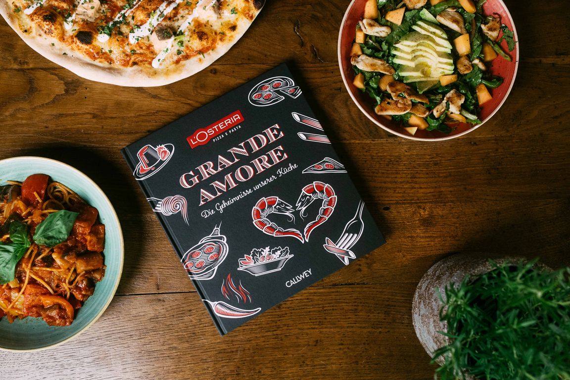 Grande Amore - L’Osteria veröffentlicht Buch: Tageskarte