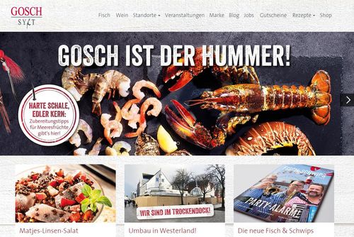 Gosch expandiert im Norden: Tageskarte