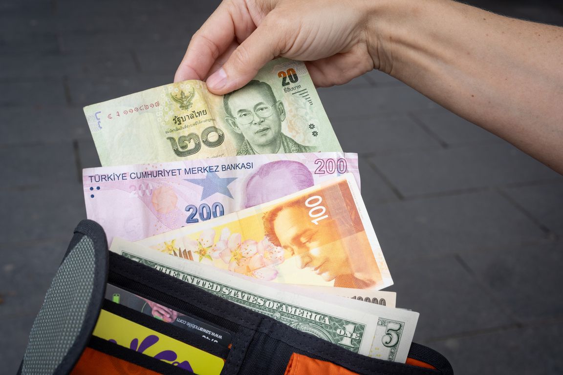 Wohin mit dem Bargeld aus dem Urlaub?: Tageskarte